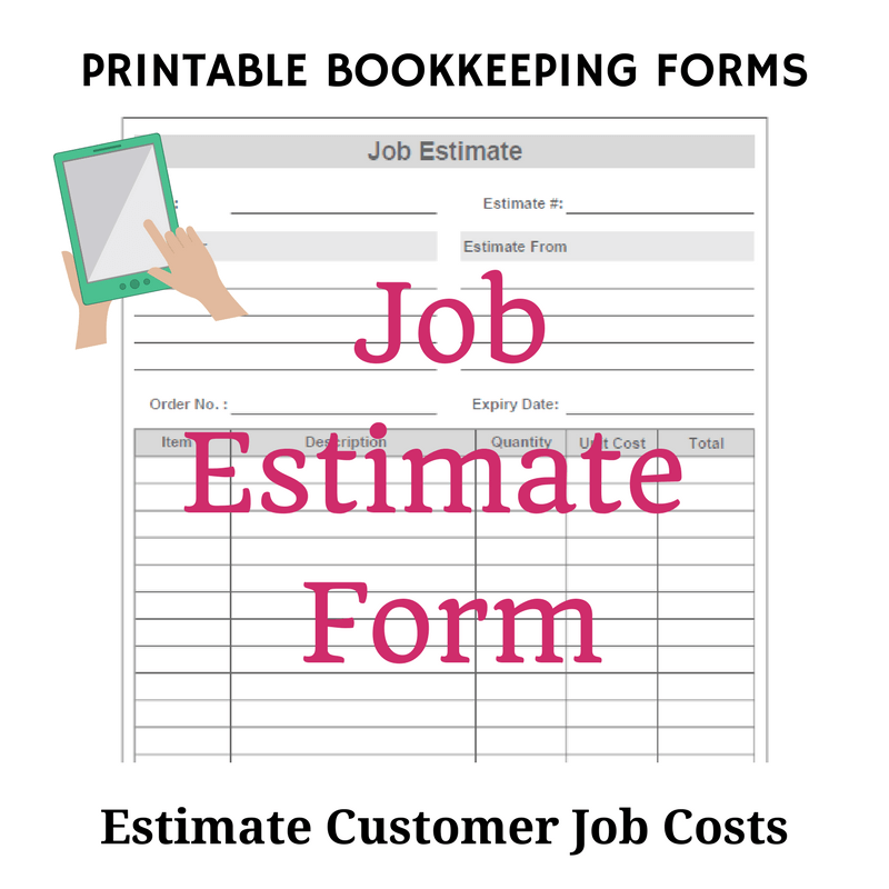 Free Bookkeeping Forms and Accounting Templates | Printable PDF