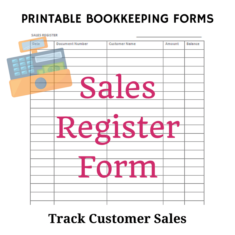 Free Bookkeeping Forms and Accounting Templates | Printable PDF