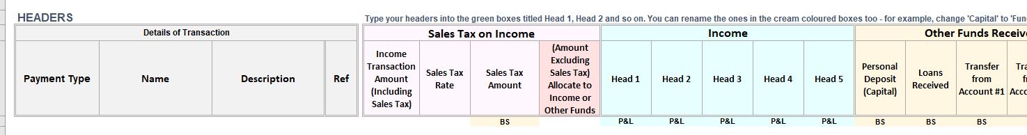 Accounting Excel Template | Income Expense Tracker with Sales Tax